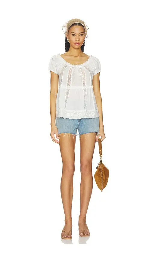For Love & Lemons Breezy Cotton Top