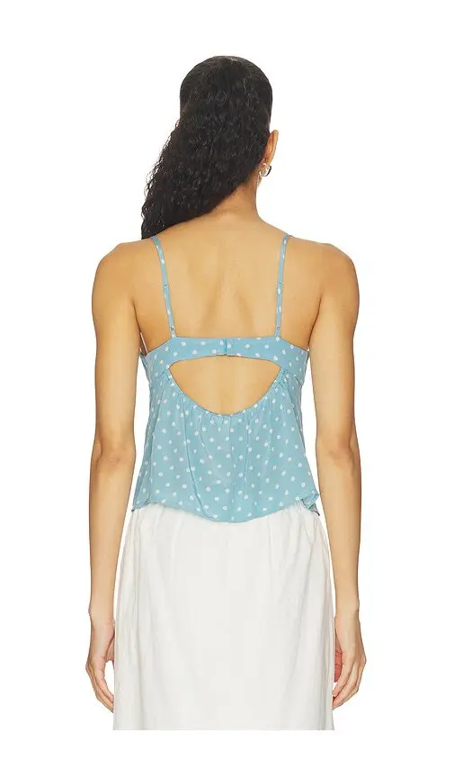 For Love & Lemons Babette Camisole Top - Blue
