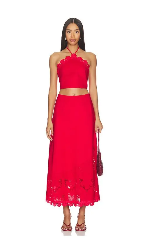 ELLIATT Giovanna Halter Neck Top In . Also