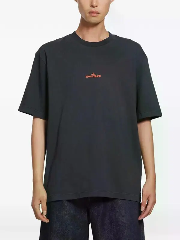 Stone Island Logo-print T-shirt - Blue