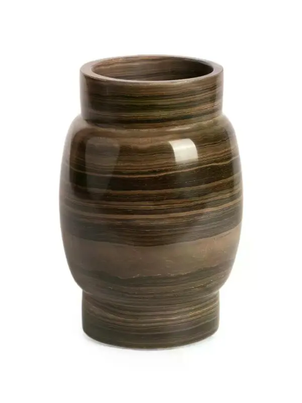 EDITIONS MILANO Small Stone Vase - Brown