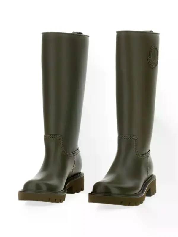 Moncler Kickstream Logo-patch Lug-sole Boots