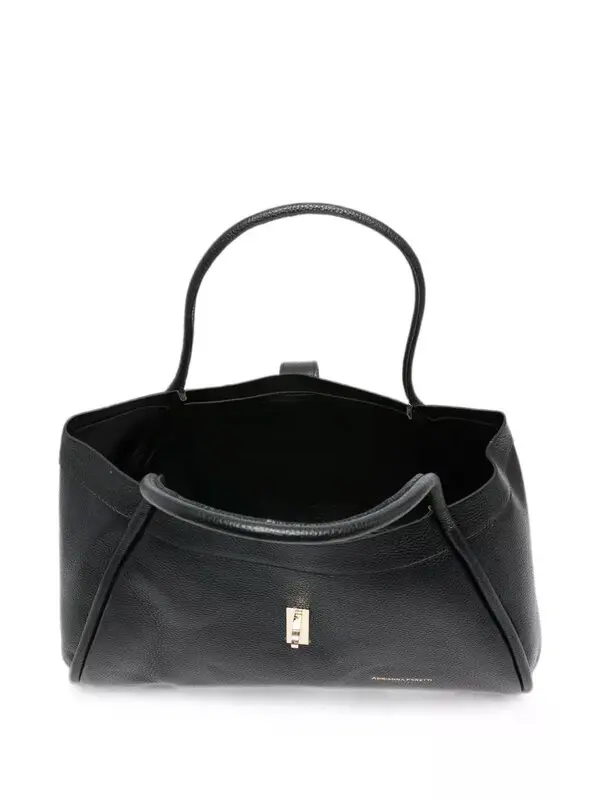 ADRIANNA FERETTI Pebbled-leather Tote Bag