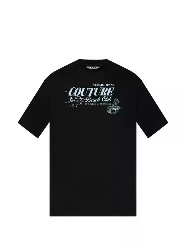 Versace Logo-print T-shirt - Black