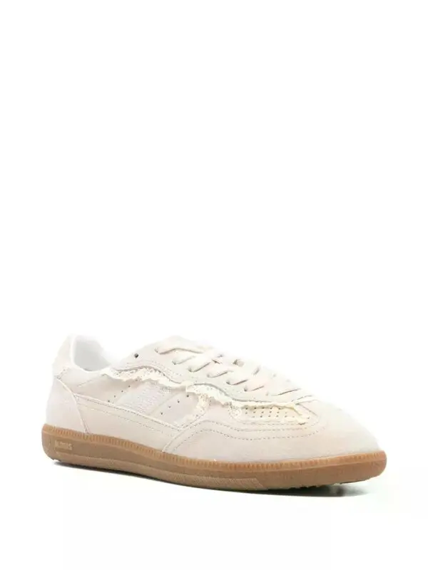 ALOHAS Tb.490 Lace-trim Perforated Sneakers - Neutrals