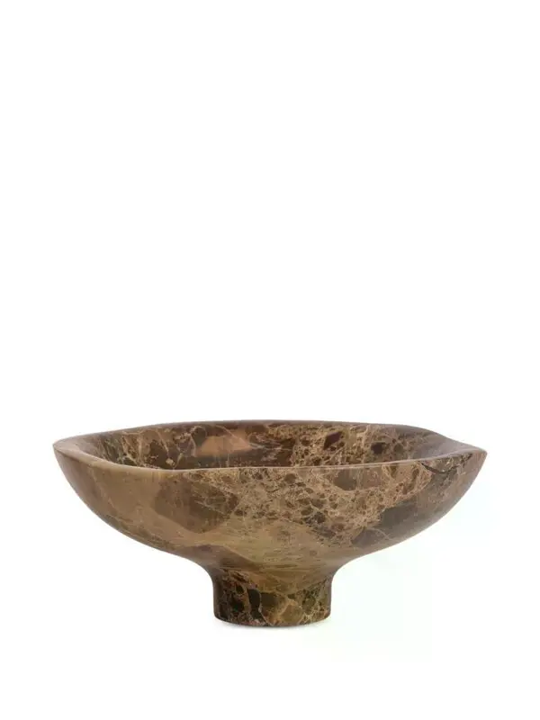 EDITIONS MILANO Eras Marble Bowl - Brown