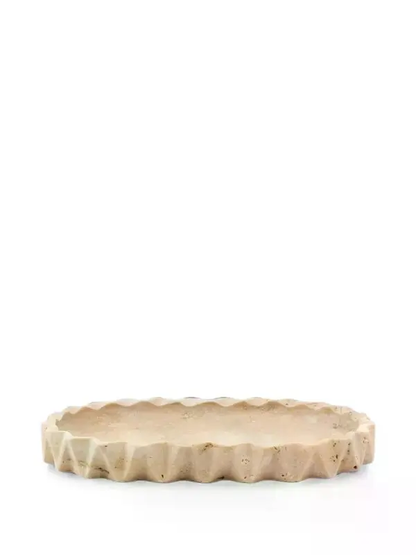 EDITIONS MILANO Fold Oval Tray - Neutrals