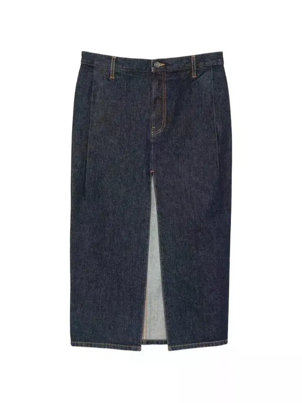 Khaite Anden Midi Skirt - Blue