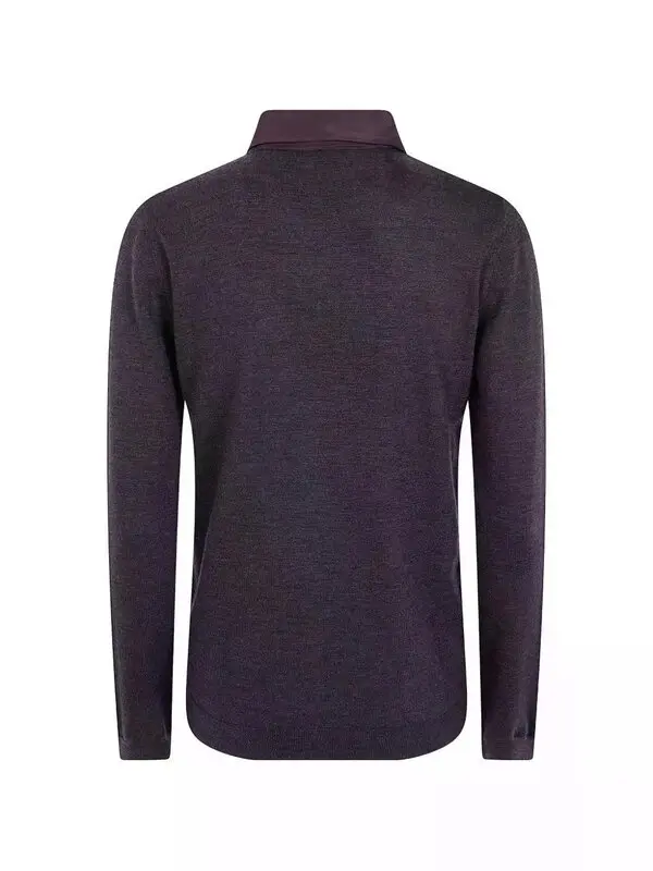 P.a.r.o.s.h Pussy-bow Layered-effect Sweater