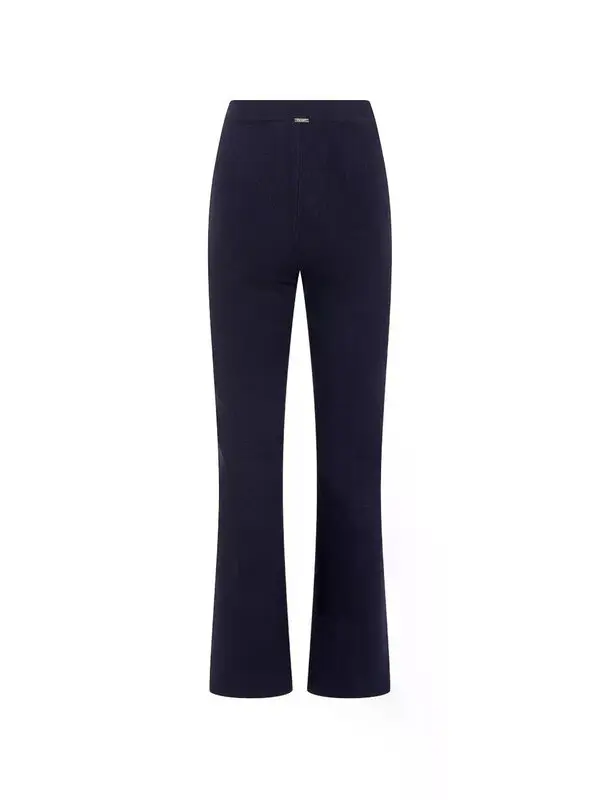 TWINSET Fine-knit Flared Trousers