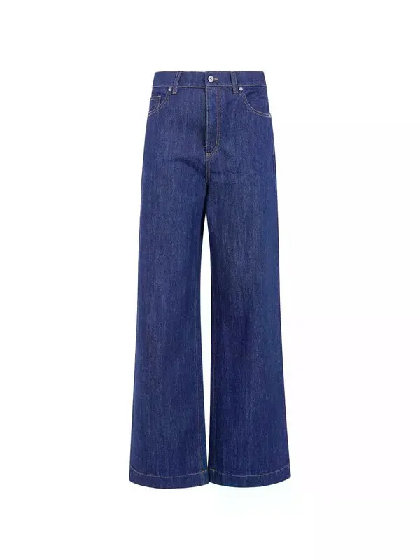 P.a.r.o.s.h Wide-leg Jeans - Blue