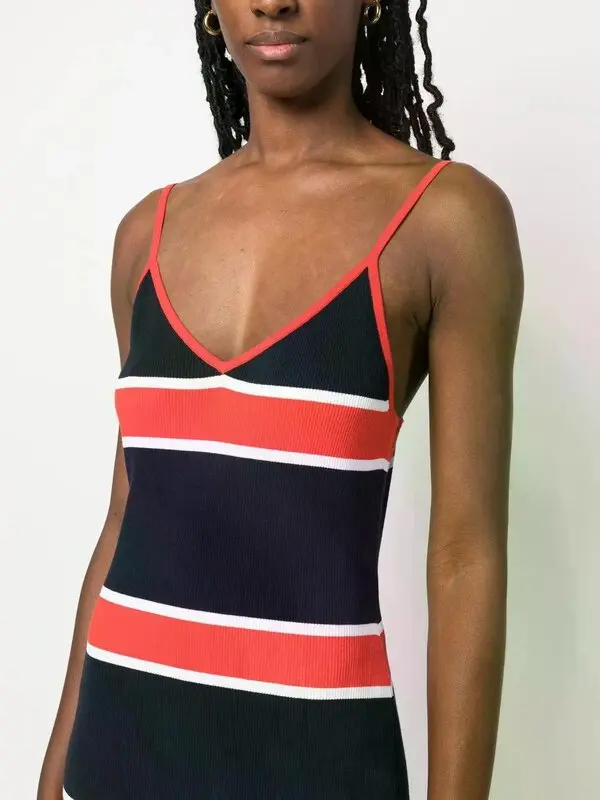Moschino Striped Ribbed Dress