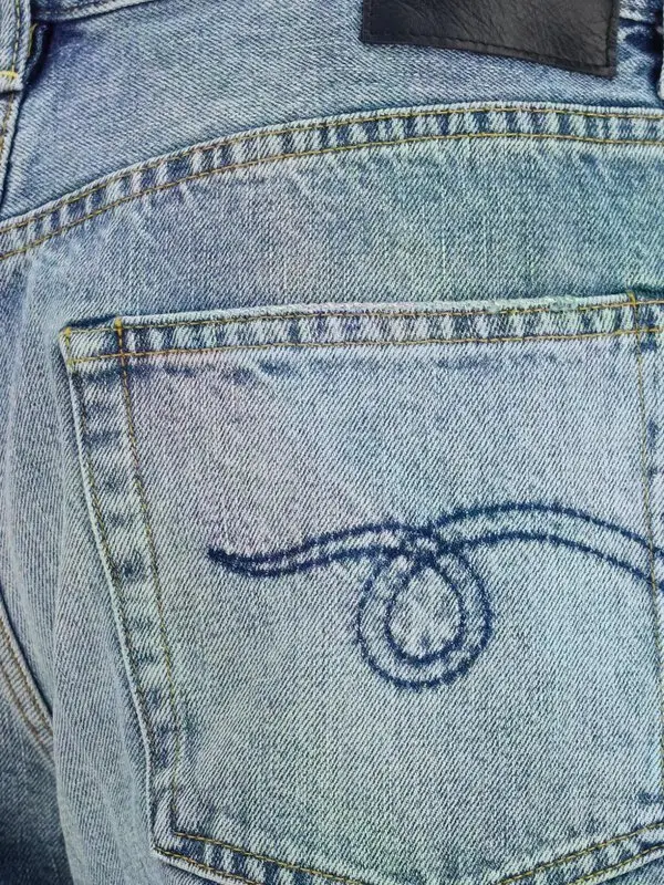 R13 Janine Barrel-leg Jeans