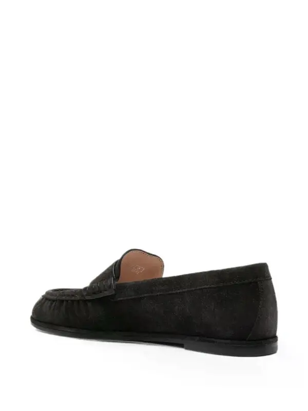 STUART WEITZMAN Suede Slip-on Loafers
