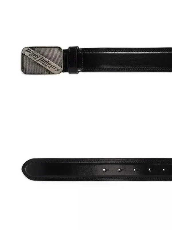 DIESEL® Logo B-industry Leather Belt