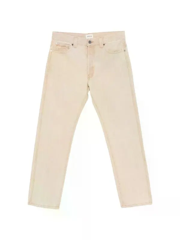 Khaite Callum Straight-leg Jeans - Neutrals