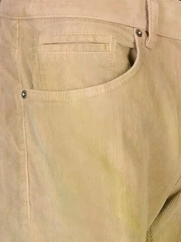 DONDUP Corduroy Logo-plaque Trousers