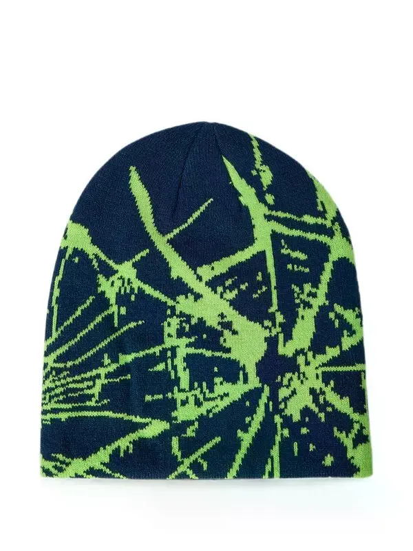 BOTT Shattered Skull Beanie Hat - Blue
