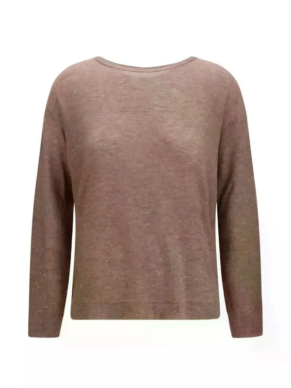 Fabiana Filippi Sequin-embellished Sweater - Brown