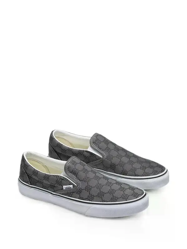 VANS Classic Slip-on Monogram Sneakers - Grey