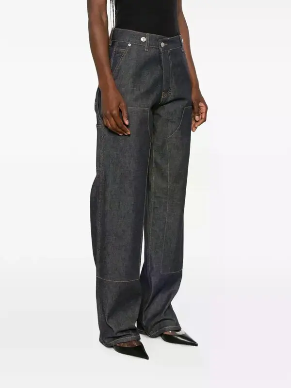 Victoria Beckham Logo-patch Jeans