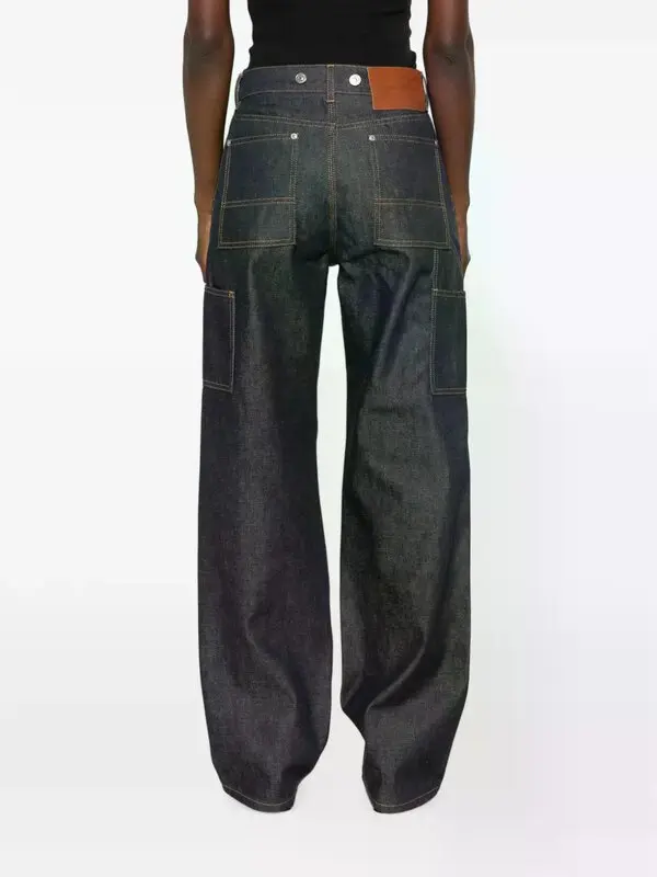 Victoria Beckham Logo-patch Jeans