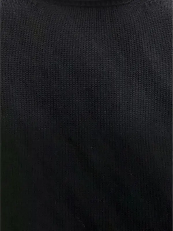 ROBERTO COLLINA Ribbed-knit Turtleneck Sweater - Black