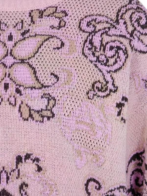 TWINSET Jacquard-knit Wool Sweater
