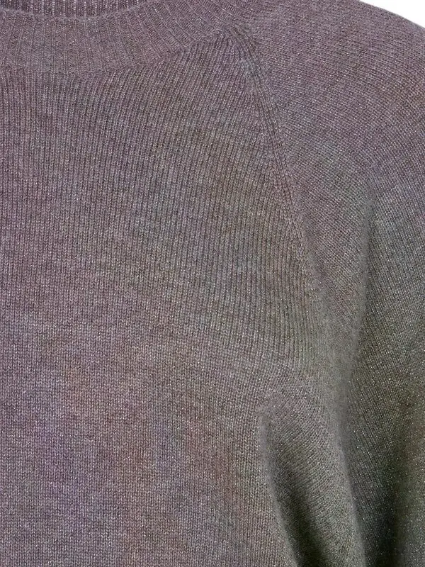 TWINSET Metallic Raglan-sleeve Sweater
