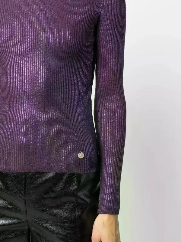 BLUGIRL Logo-plaque Ribbed Jumper