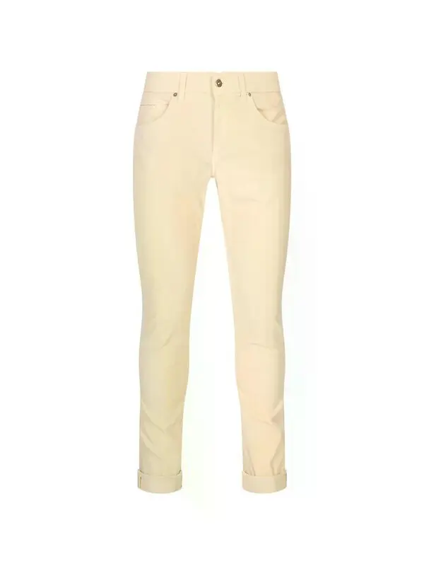 DONDUP Corduroy-effect Slim-fit Trousers - Neutrals