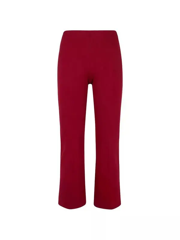 Liviana Conti Seam-detail Flared Trousers - Red