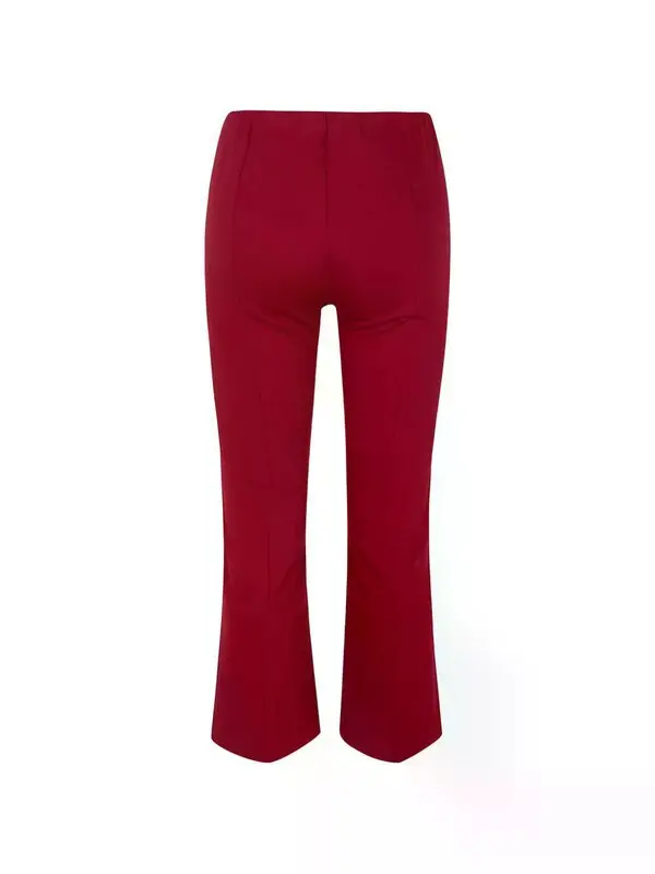 Liviana Conti Seam-detail Fla Trousers - Red