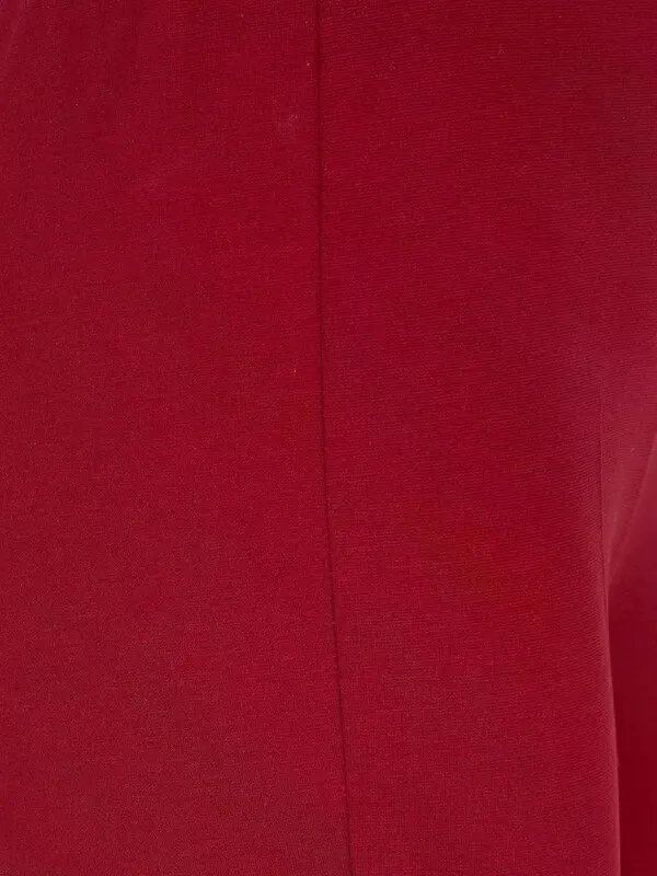 Liviana Conti Seam-detail Fla Trousers - Red