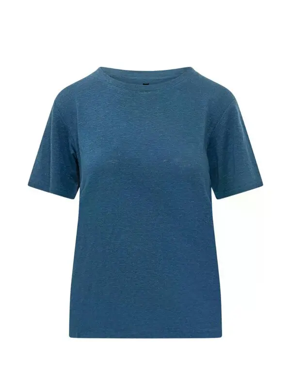 Max Mara Crew-neck Short-sleeve T-shirt - Blue