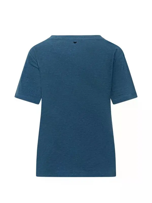 Max Mara Crew-neck Short-sleeve T-shirt - Blue