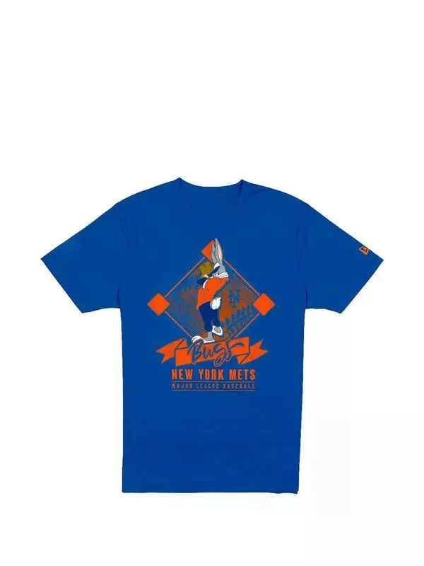 New Era New York Mets Bugs Bunny Pitch T-shirt - Blue