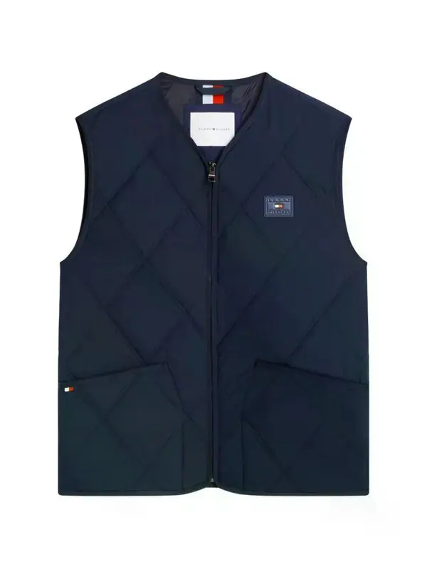Tommy Hilfiger Diamond-quilted Gilet - Blue