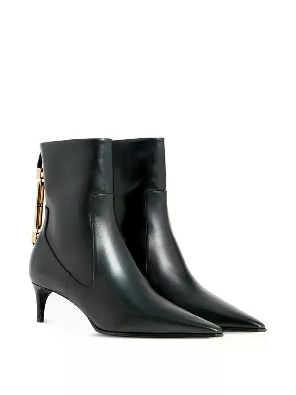 Dsquared2 Metal-bar Heeled Ankle Boots