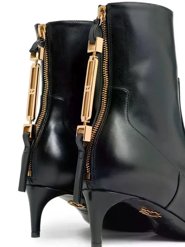 Dsquared2 Metal-bar Heeled Ankle Boots
