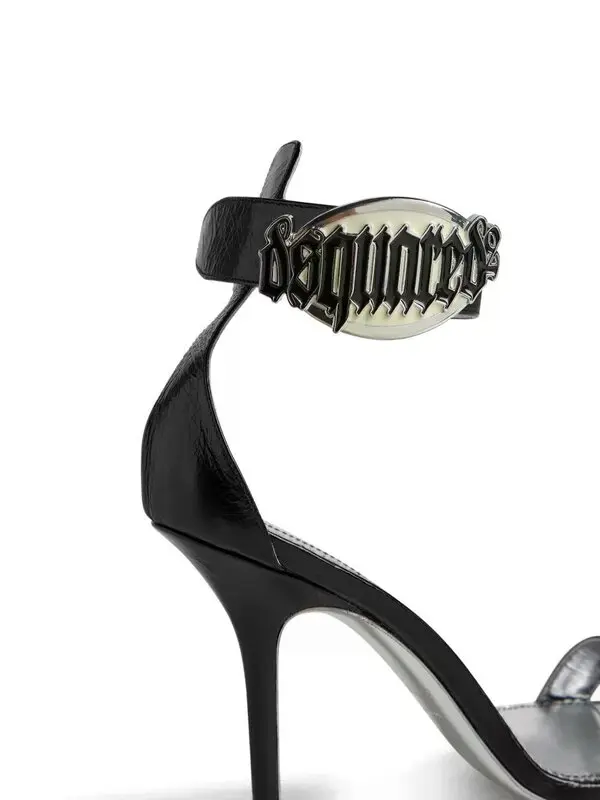 Dsquared2 Logo-plaque Leather Sandals