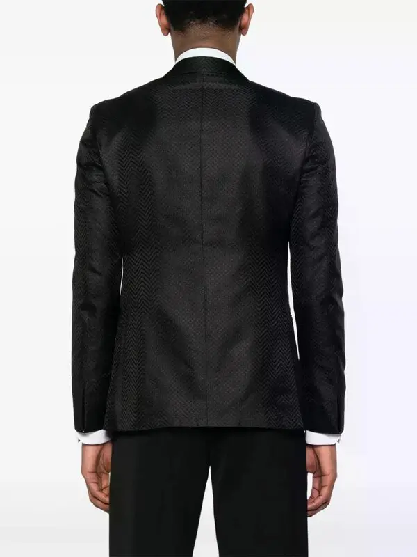 Corneliani Single-breasted Silk Blazer