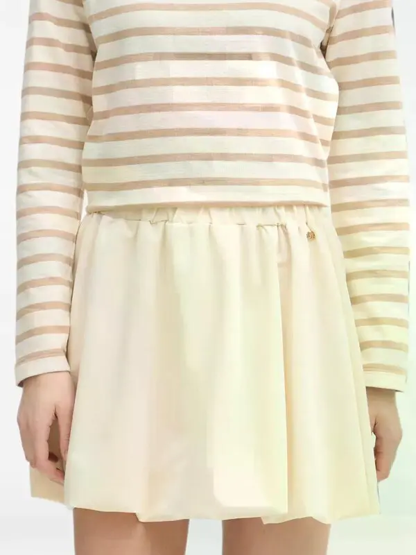 GAUDI Bubble-hem Elasticated-waist Mini Skirt