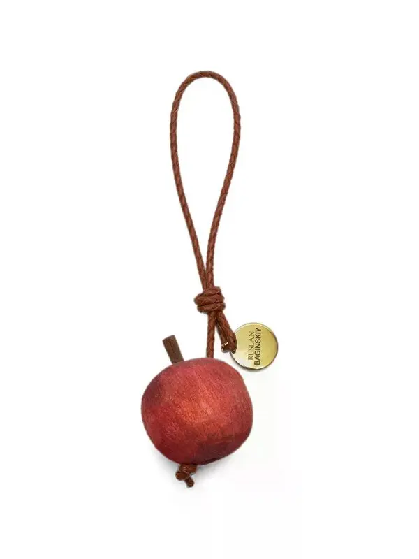 Ruslan Baginskiy Apple Bag Charm - Red