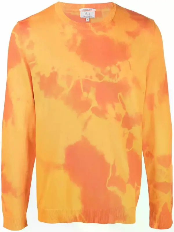Woolrich Tie-dye Knit Jumper - Orange