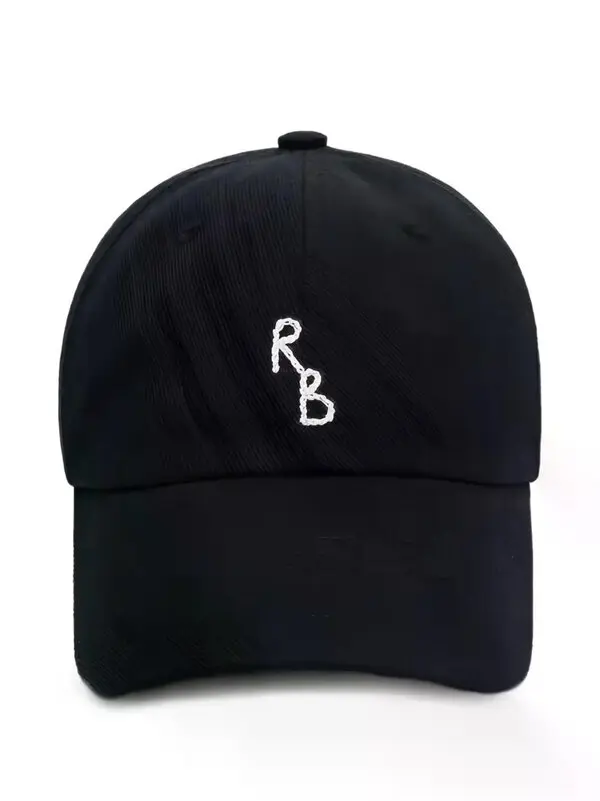 Ruslan Baginskiy Hand-embroidered Baseball Cap - Black