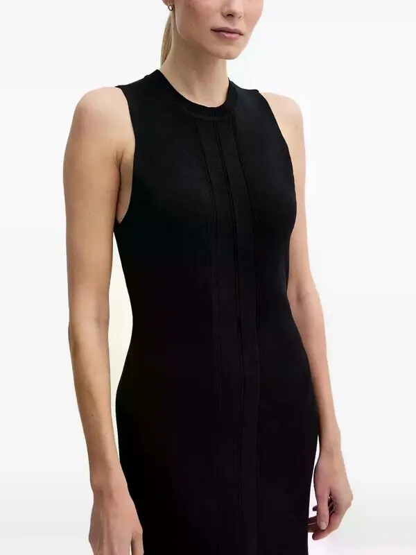GAUDI Ribbed-knit Sleeveless Mini Dress