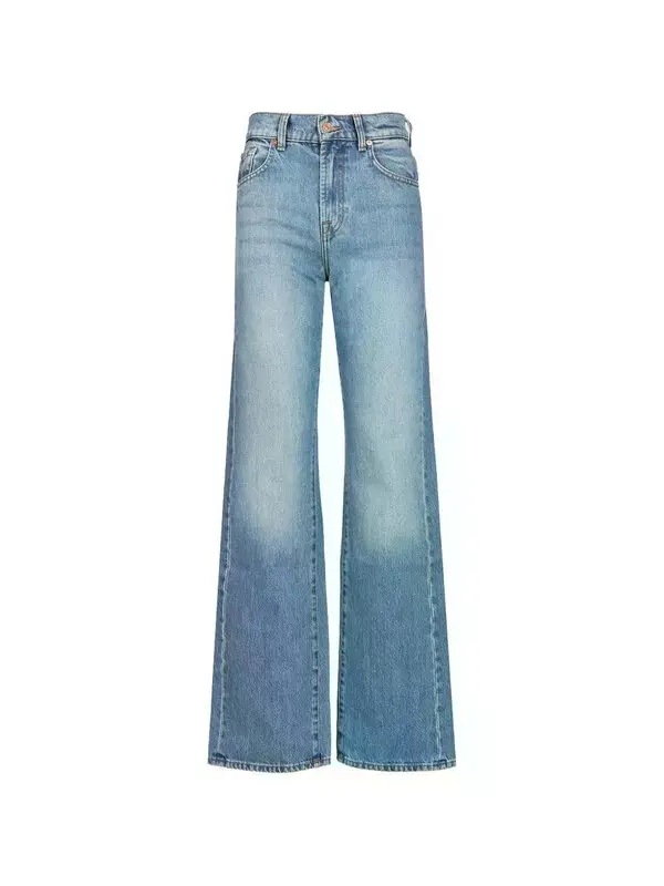 7 For All Mankind Tess Straight-leg Jeans - Blue