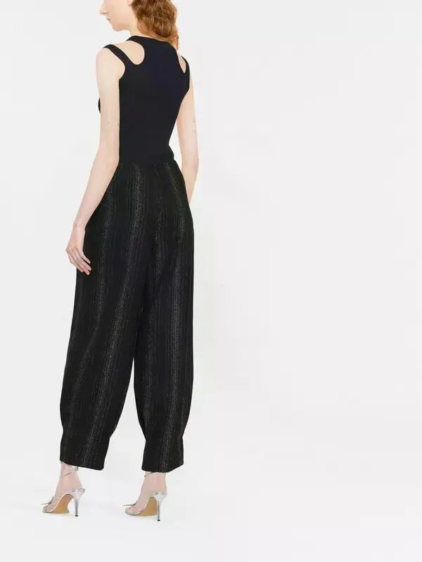 Stella McCartney Lurex Detail Balloon-leg Trousers