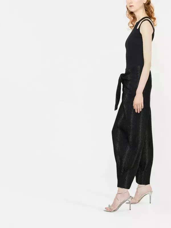 Stella McCartney Lurex Detail Balloon-leg Trousers
